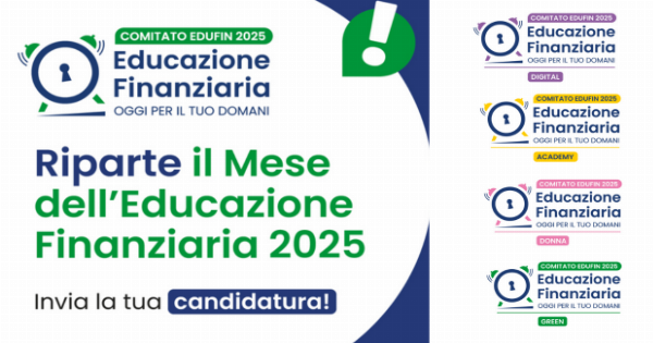 Torna il Mese dell’Educazione Finanziaria: candidature fino al 17 ottobre
